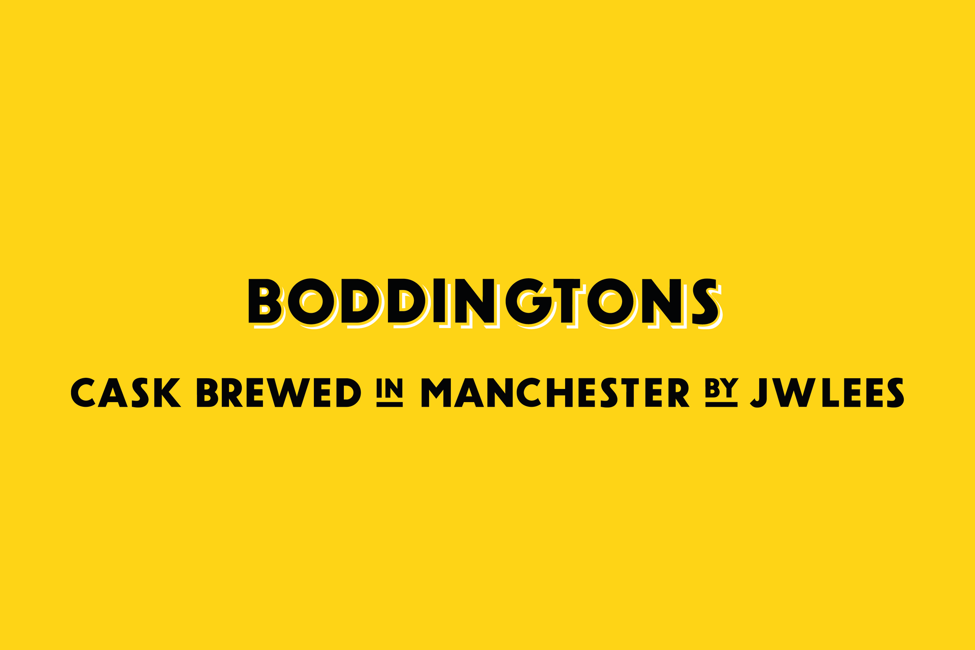 BODDINGTONS - THE CREAM OF MANCHESTER IS BACK