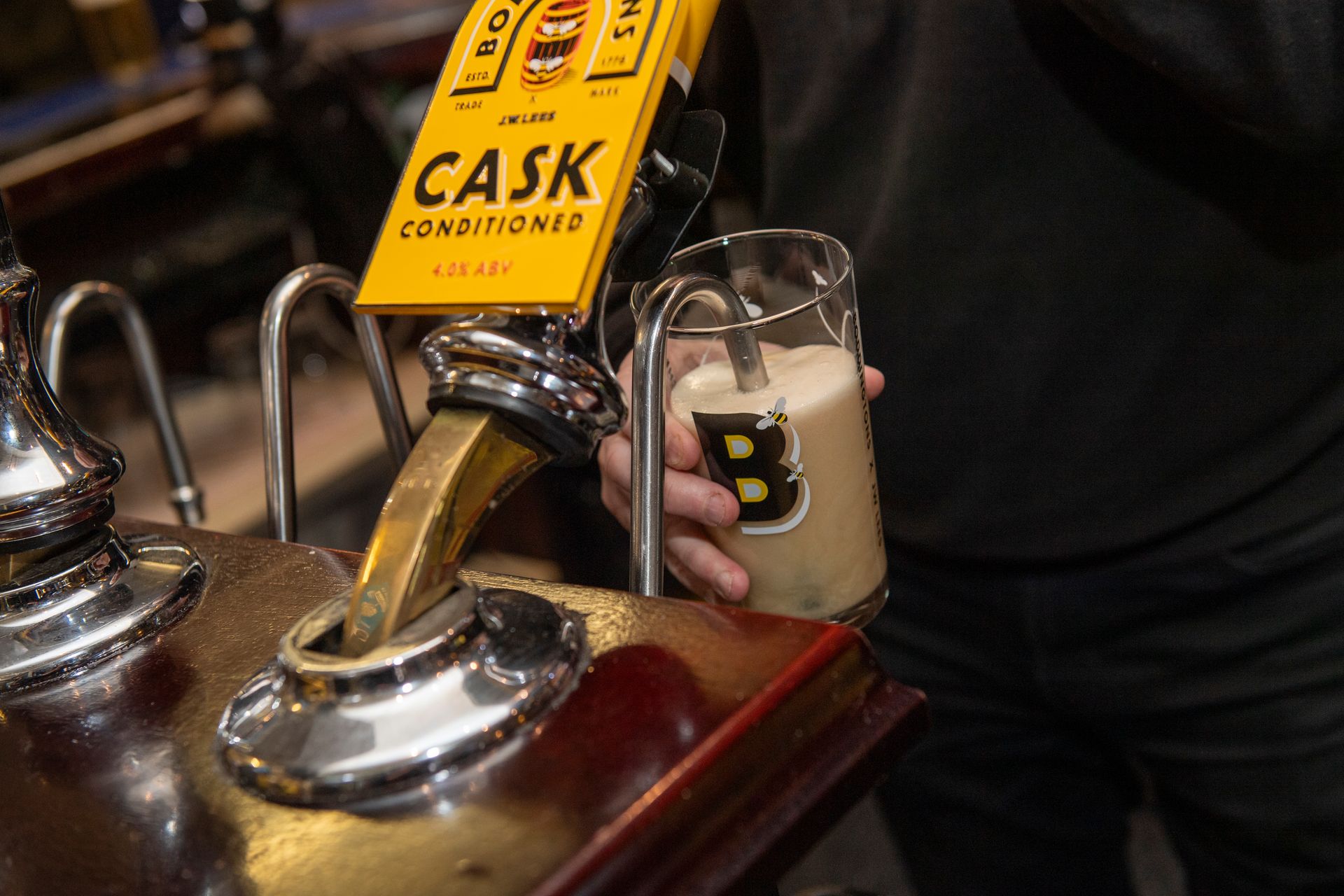 Exclusive brewer of Boddingtons Cask. Brewed back in Manchester